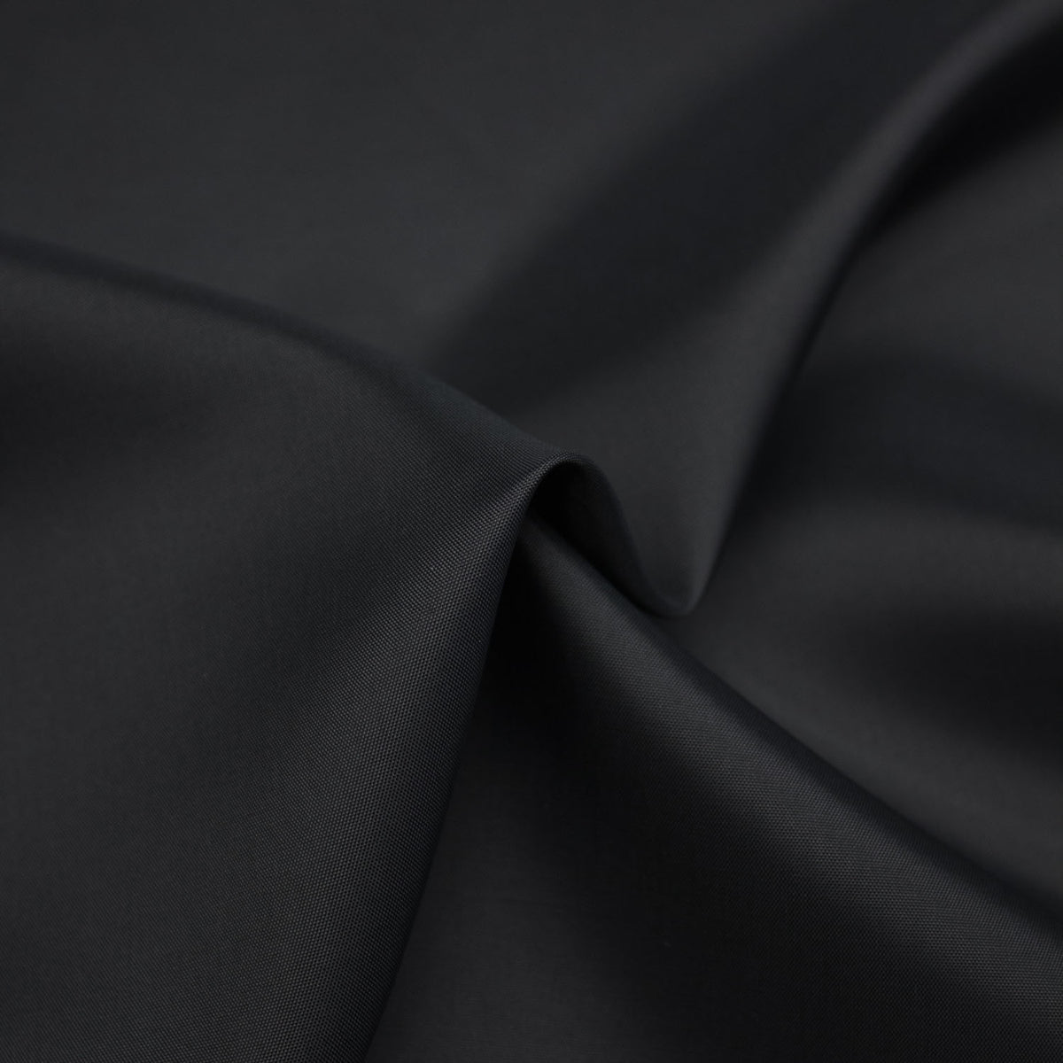 Polyester Lining Fabric | Black | Deadstock Fabric | THE FABRIC SALES