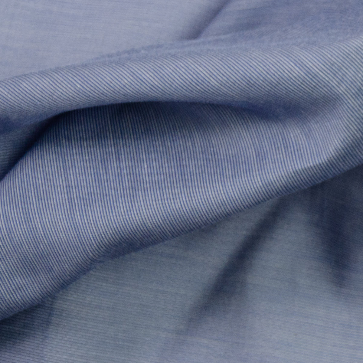 Raam Blue White Fine Stripe Cotton SHOWROOM SAMPLE 34CM X 60CM | THE ...